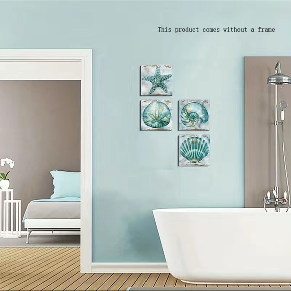 Accents | Pick Any 219 Sale Sea Shell Canvas Prints Set | Poshmark
